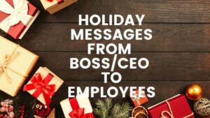 80 Holiday Messages From Boss / CEO To Employees (Shows You Care ...